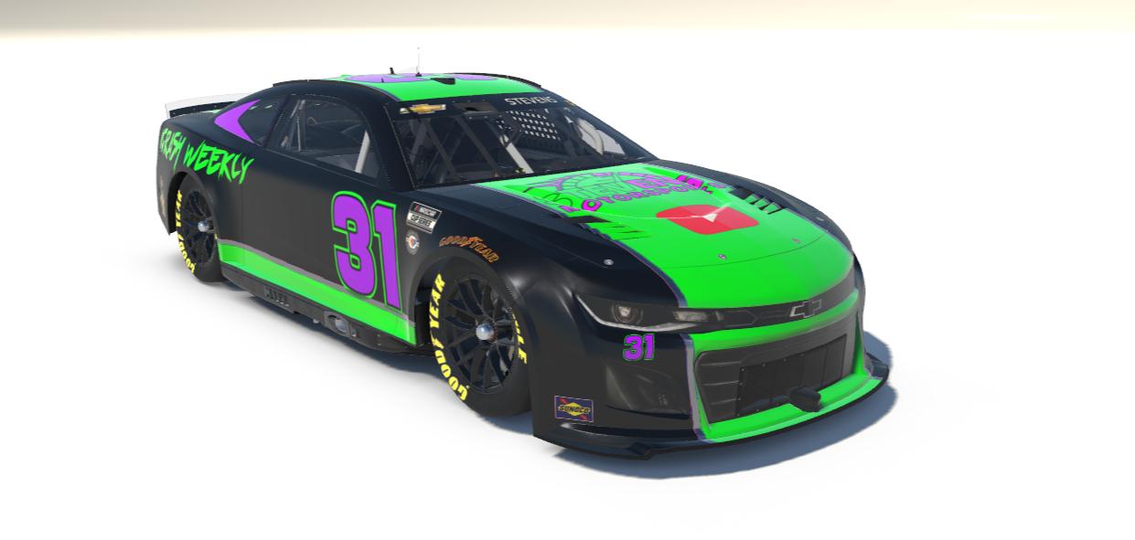 Stevens motorsports black by AJ Stevens - Trading Paints