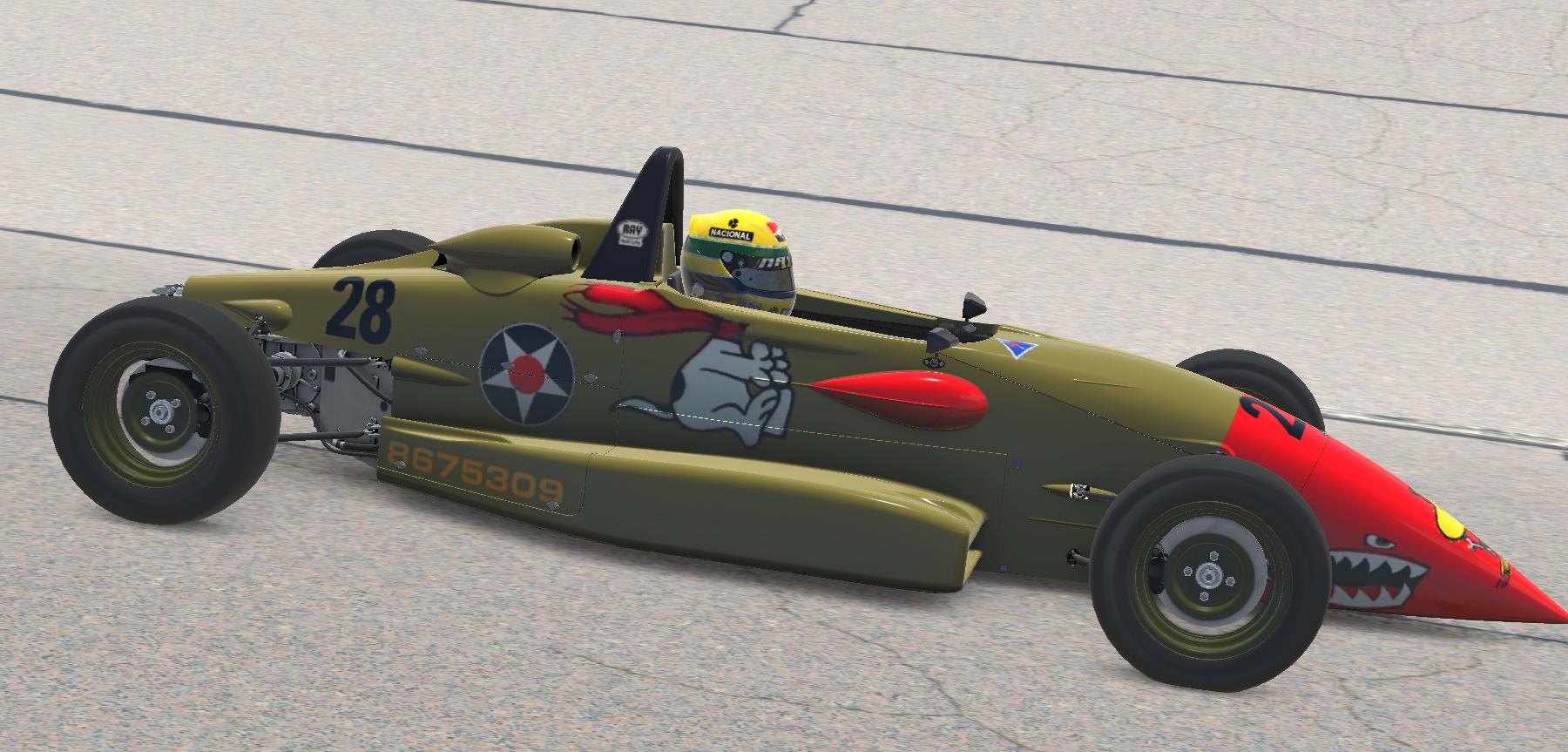 Ray FF1600Flying Tigers Snoopy TGA by Charlie Hamilton Jr - Trading Paints