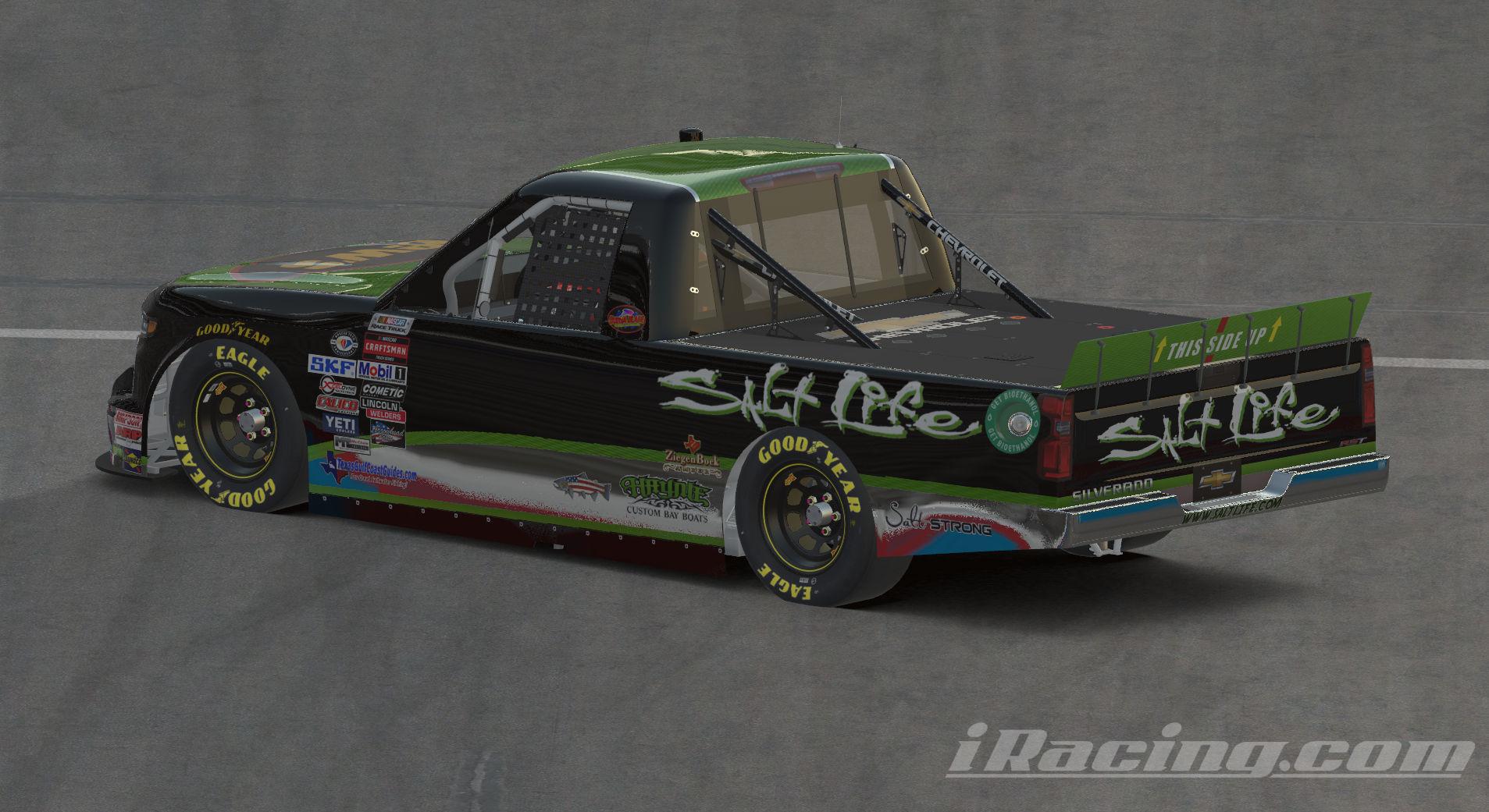 SALT LIFE NASCAR CRAFTSMAN CHEVY TRUCK (NO NUMBERS) by Scott Van Ness ...