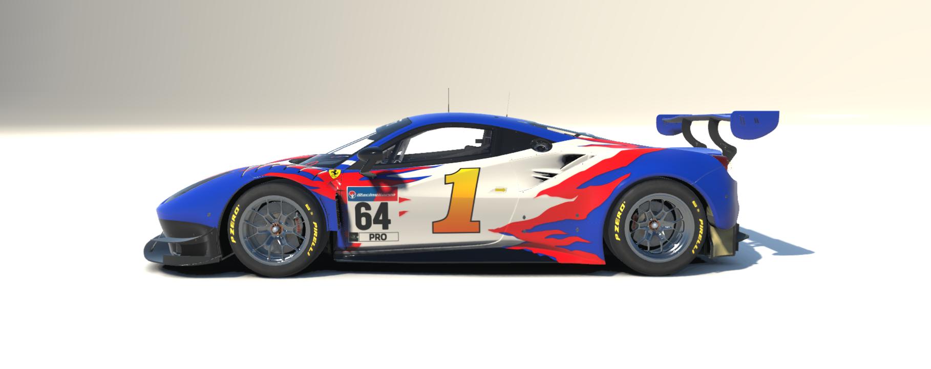 Ferrari 488 GT3 Evo 2020 - MAGNUM Saber by Yun Sung G. - Trading Paints