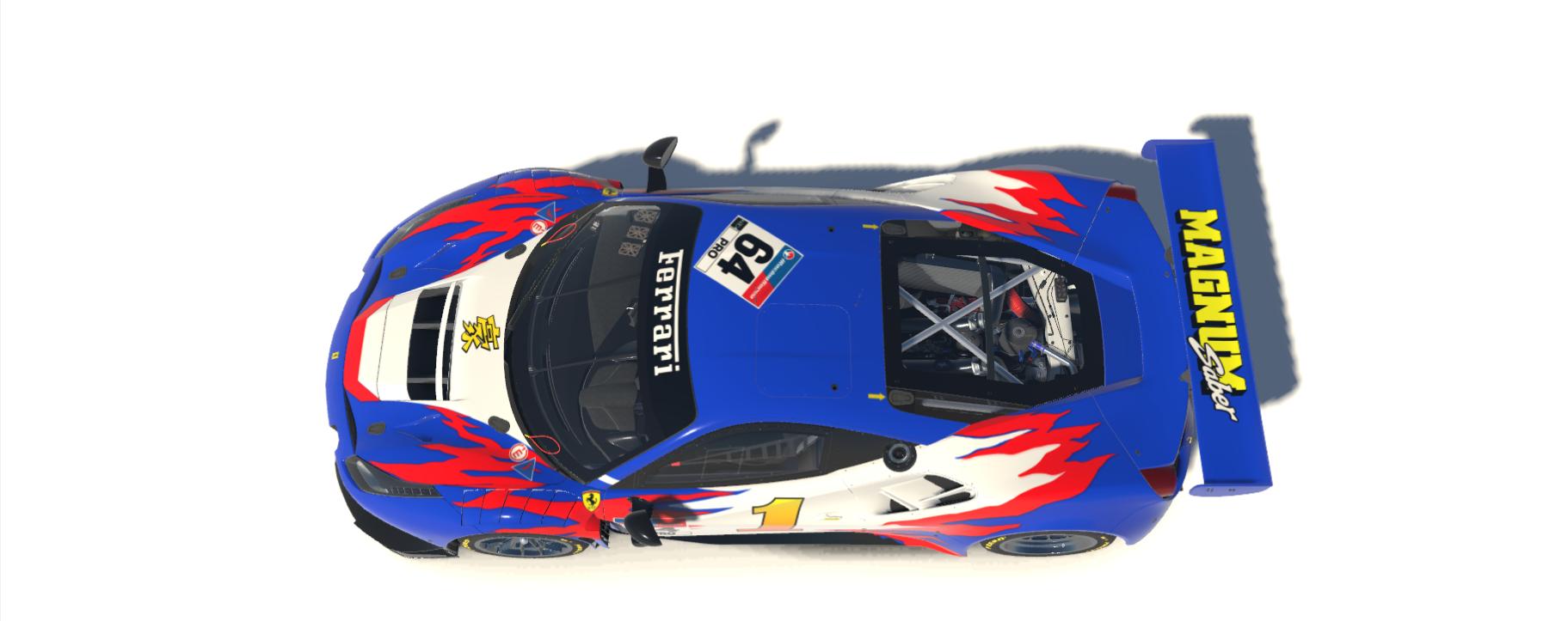 Ferrari 488 GT3 Evo 2020 - MAGNUM Saber by Yun Sung G. - Trading Paints