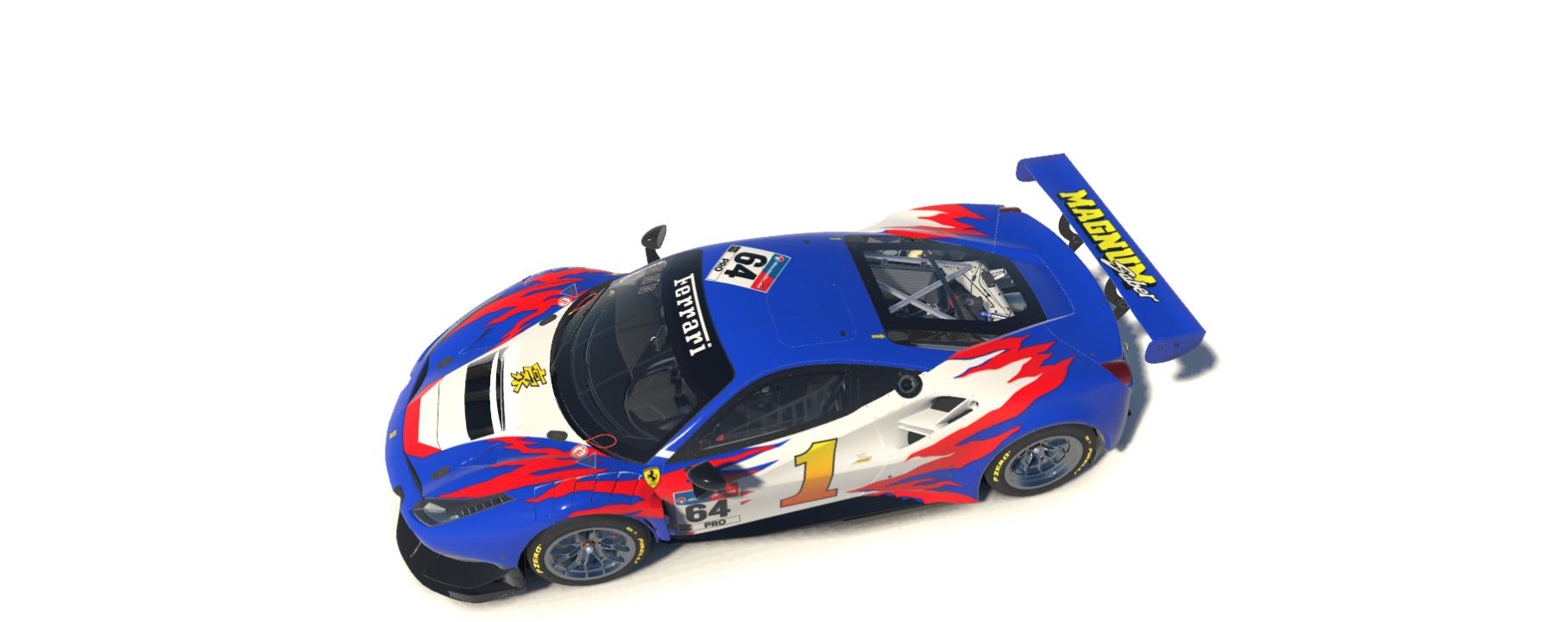Ferrari 488 GT3 Evo 2020 - MAGNUM Saber by Yun Sung G. - Trading Paints