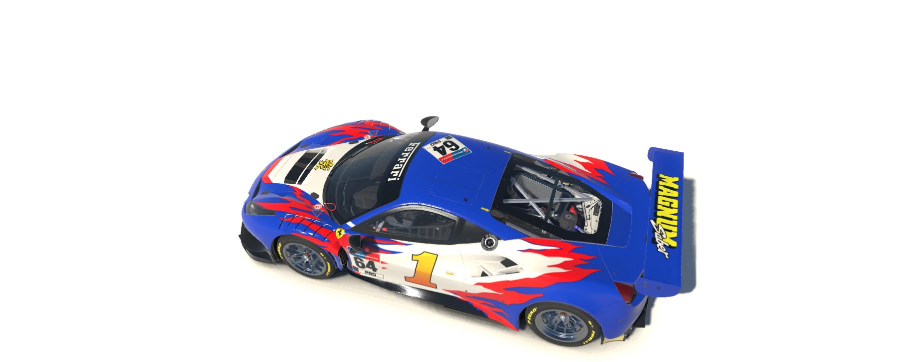 Ferrari 488 GT3 Evo 2020 - MAGNUM Saber by Yun Sung G. - Trading Paints