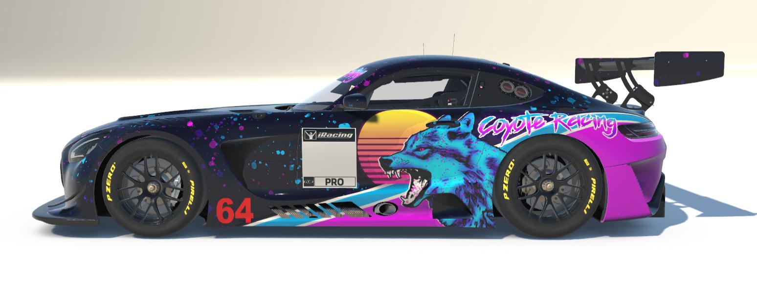 Coyote Racing - Vaporwave by Ryan Swayze - Trading Paints