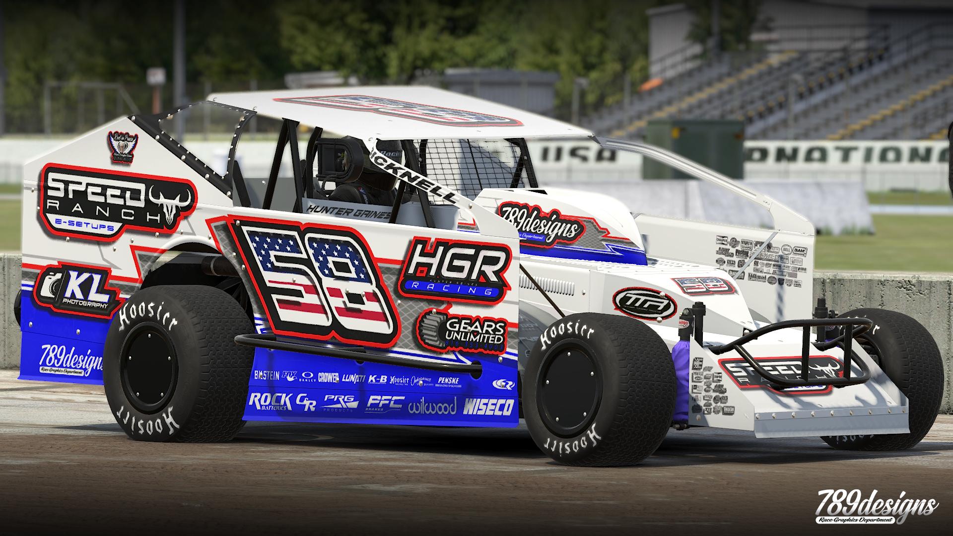 Hunter Gaines Big Block Modified by Garrett Marshall - Trading Paints