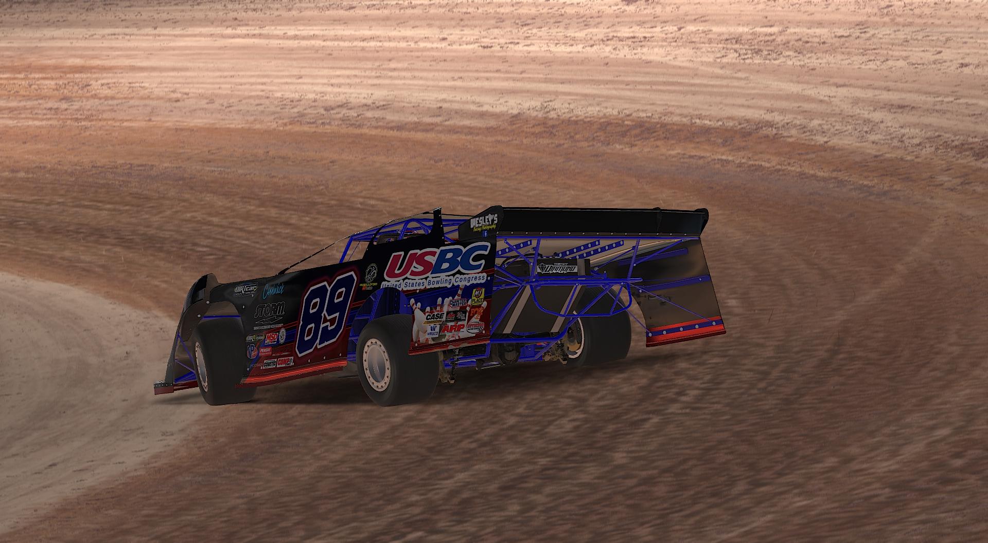 #89 USBC Late Model - Black by Wesley Strait - Trading Paints