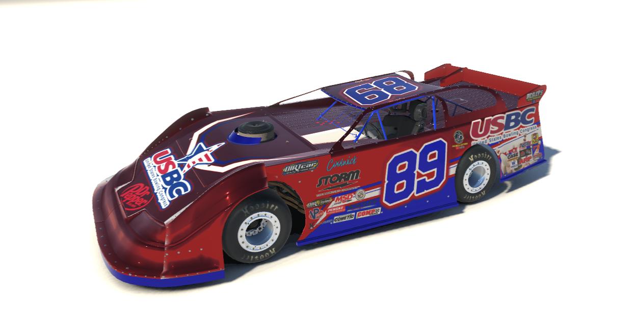 #89 USBC Late Model - Red by Wesley Strait - Trading Paints