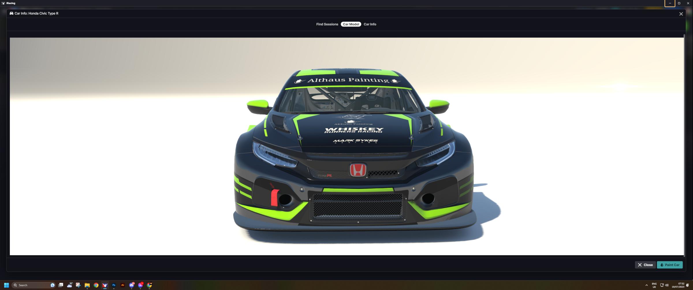 WRR Honda Civic Type R by Daniel Fritz4 - Trading Paints