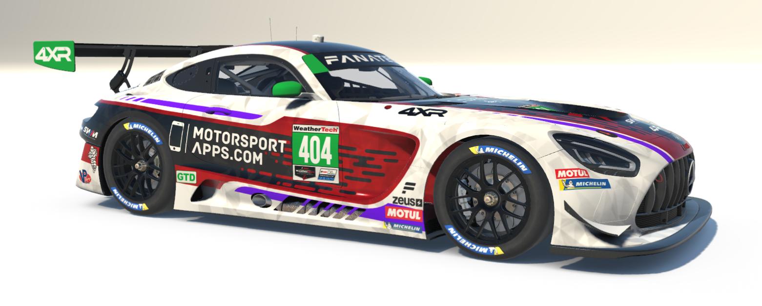 Mercedes-AMG GT3 2020 - 4X Racing Purple IMSA by Ryan R. - Trading Paints