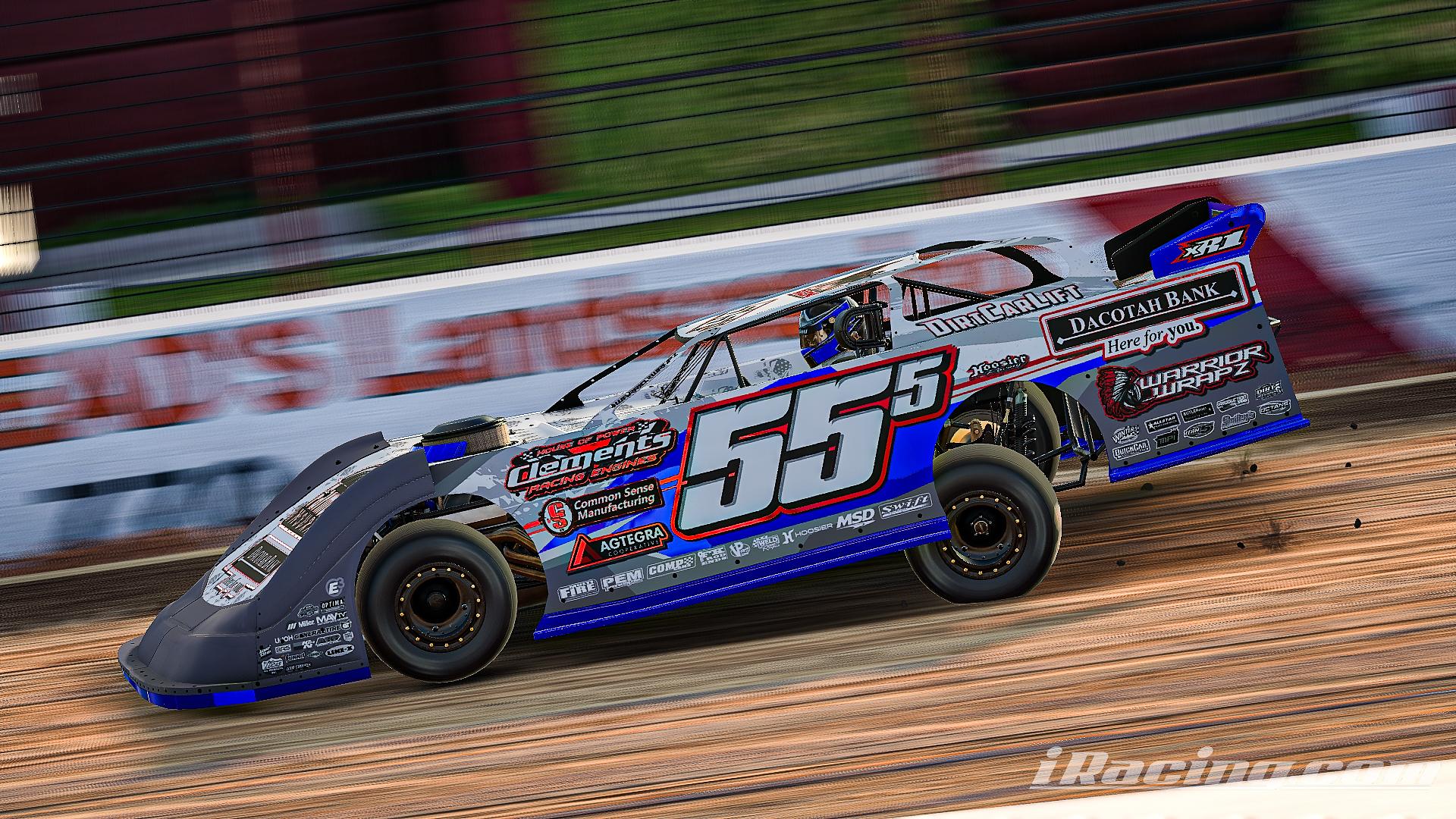 Keagan Brown Lunatic Racing #555 DLM by Keagan B. - Trading Paints