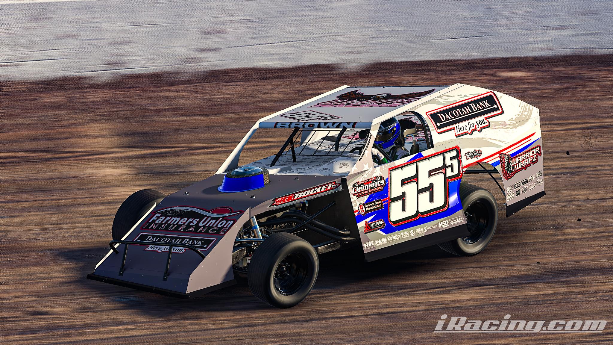 Keagan Brown Lunatic Racing #555 UMP by Keagan B. - Trading Paints