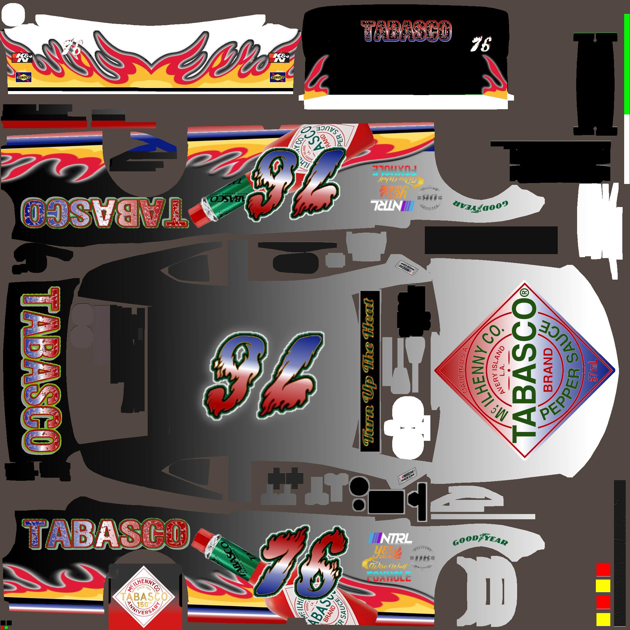 tabascowhitenblack by Patrick Mahaney - Trading Paints