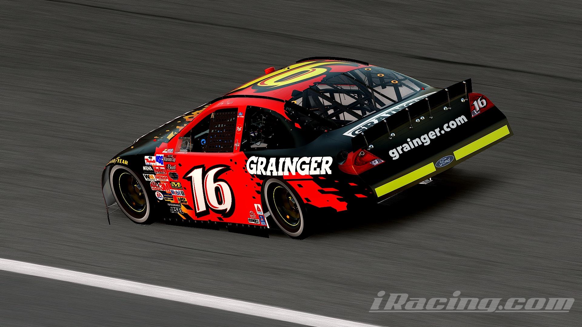 #16 Greg Biffle 2003 Grainger v2 Ford Taurus Sim Stamped Number by ...