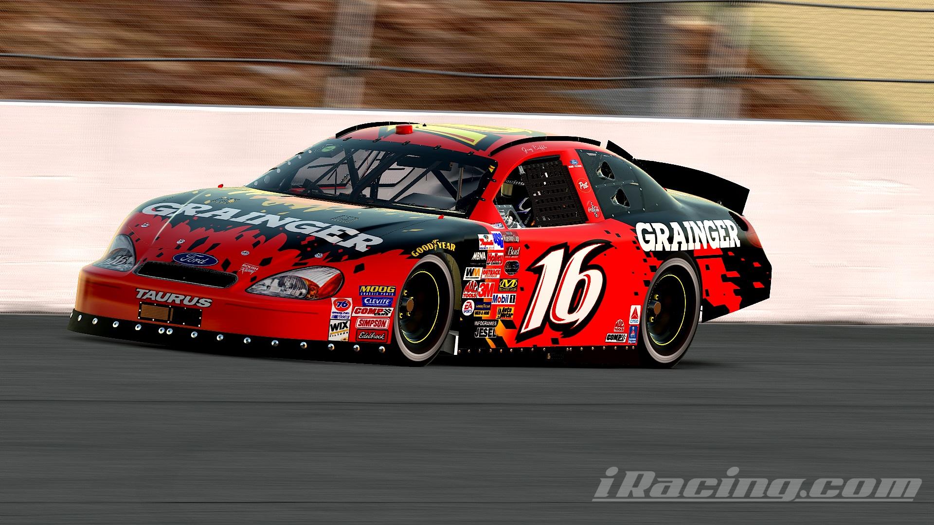 #16 Greg Biffle 2003 Grainger v2 Ford Taurus Sim Stamped Number by ...