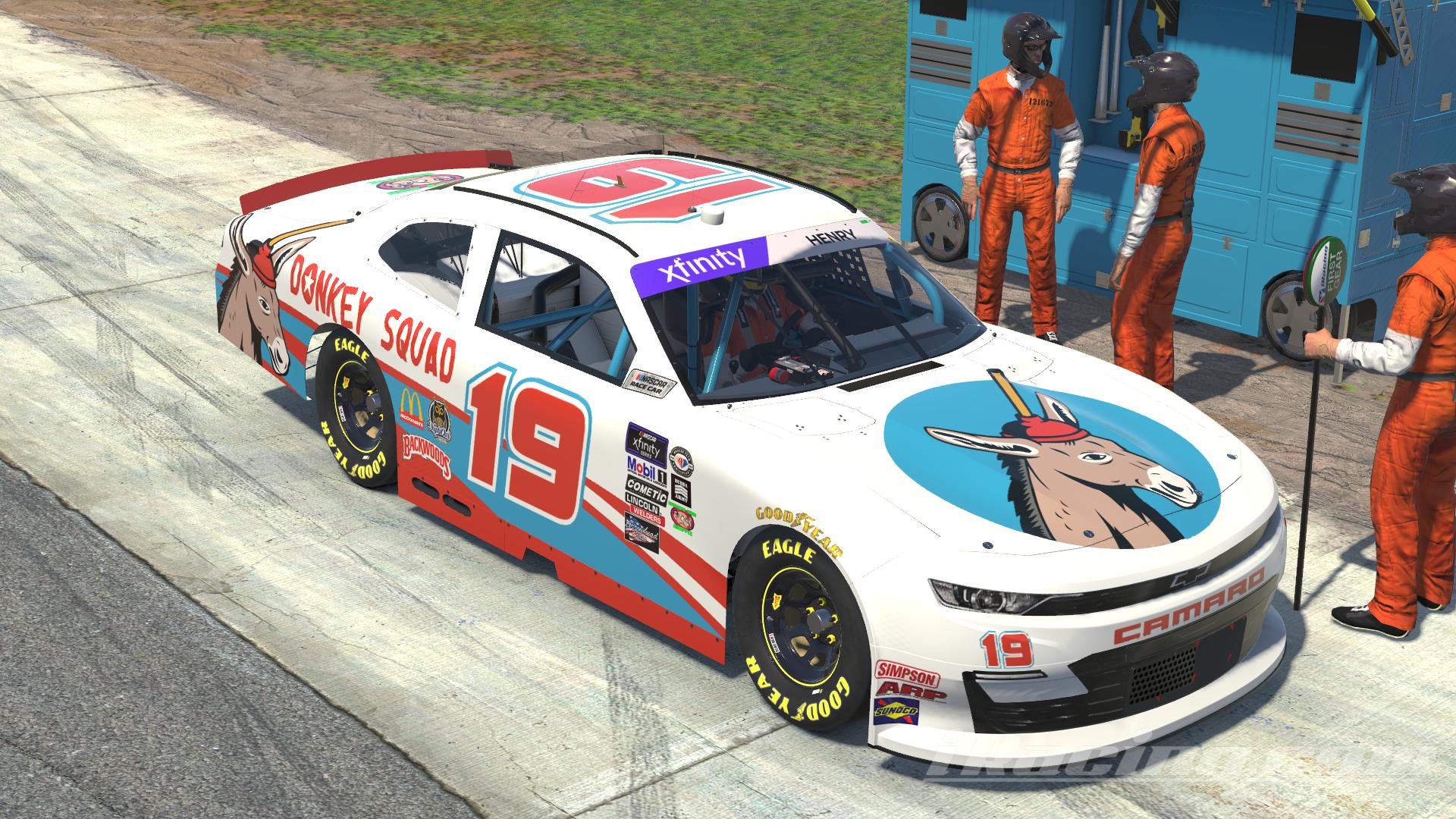 Donkey Squad Xfinity Camaro by Don Henry III - Trading Paints