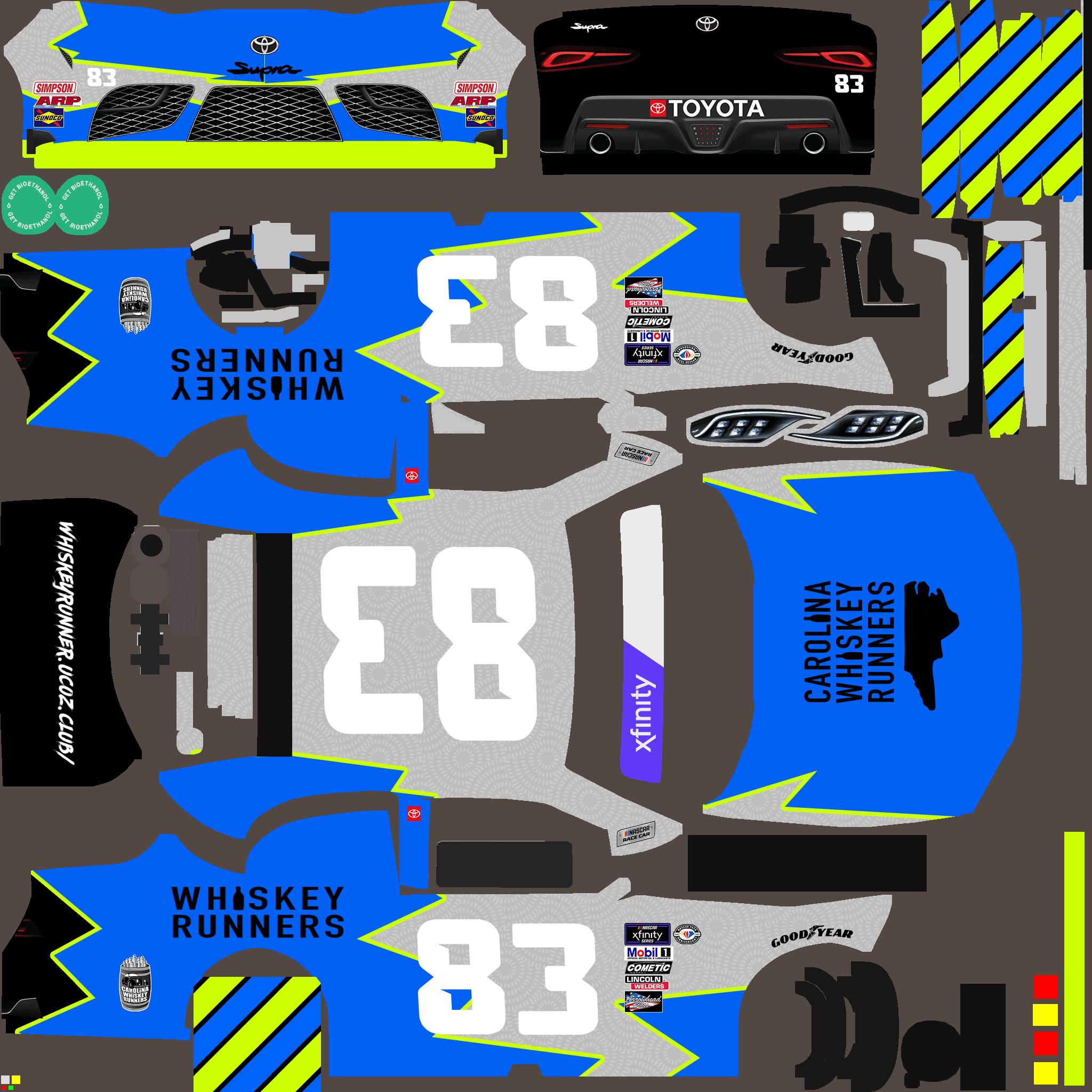 Xfinity Whiskey Runner A by Ryan F. - Trading Paints