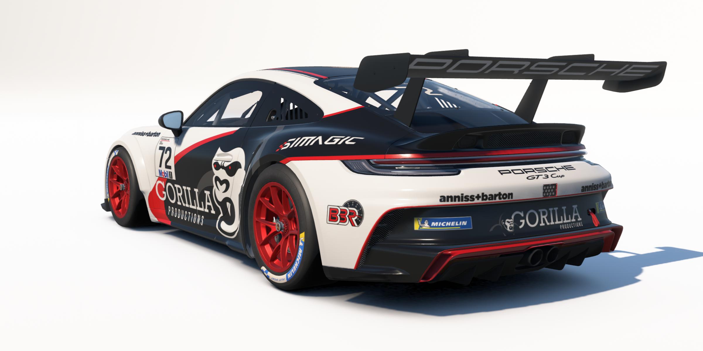 Porsche GT3 Cup 992 Gorilla/anniss + barton Racing by Greg Barton ...