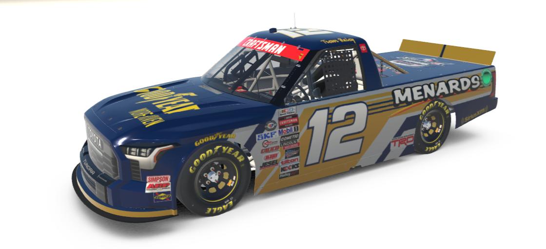 #12 Trevor Haley Goodyear Menards Tundra by Justin D Raymond - Trading ...