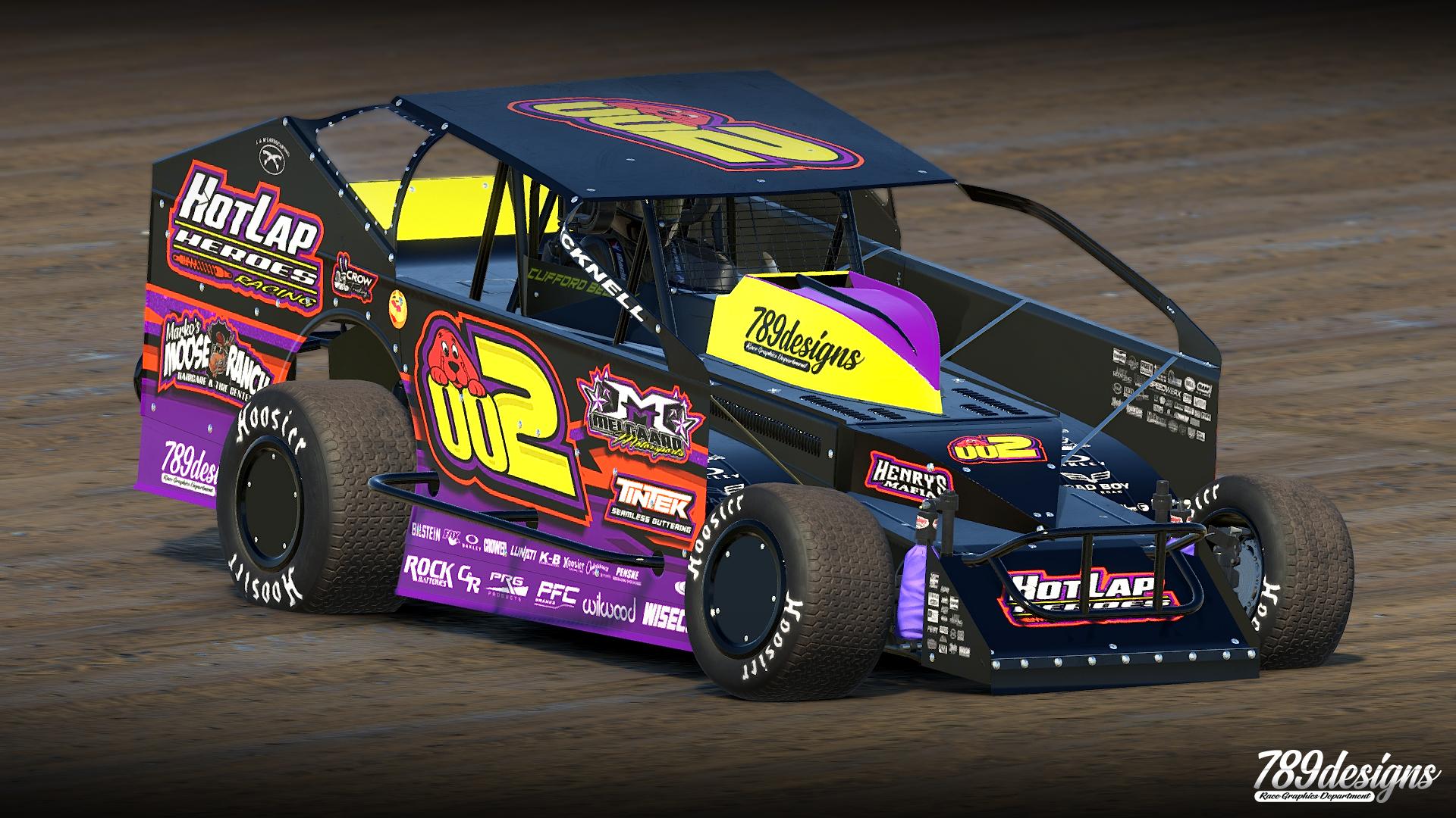 Clifford Bellomy Big Block Modified by Garrett Marshall - Trading Paints