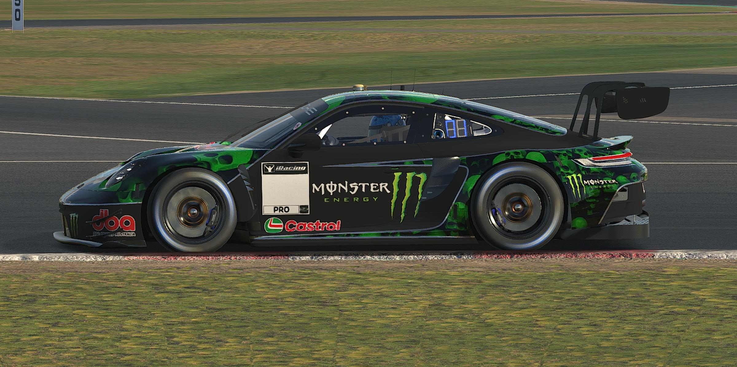 Porsche 992r GT3 Monster Skull by Drew Bennedick - Trading Paints