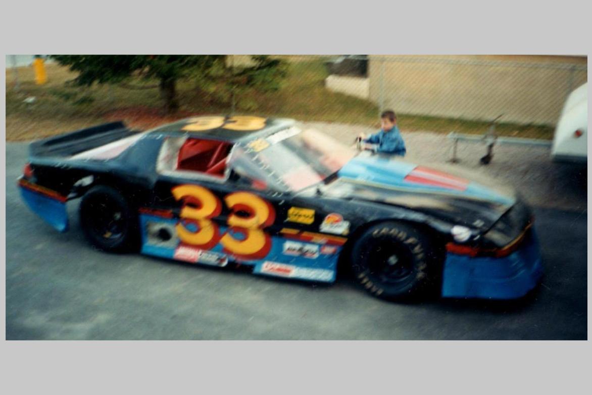 Douglas Sim-stamped Retro Throwback Stock Car by Darby Marioth ...