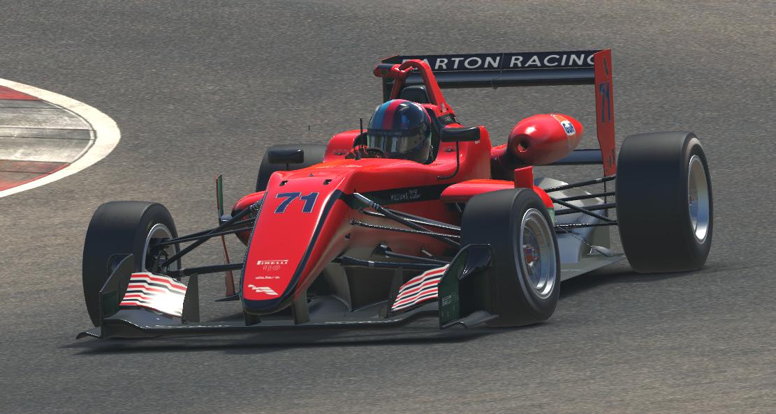 Barton Racing livery (red) by Sean Reed - Trading Paints