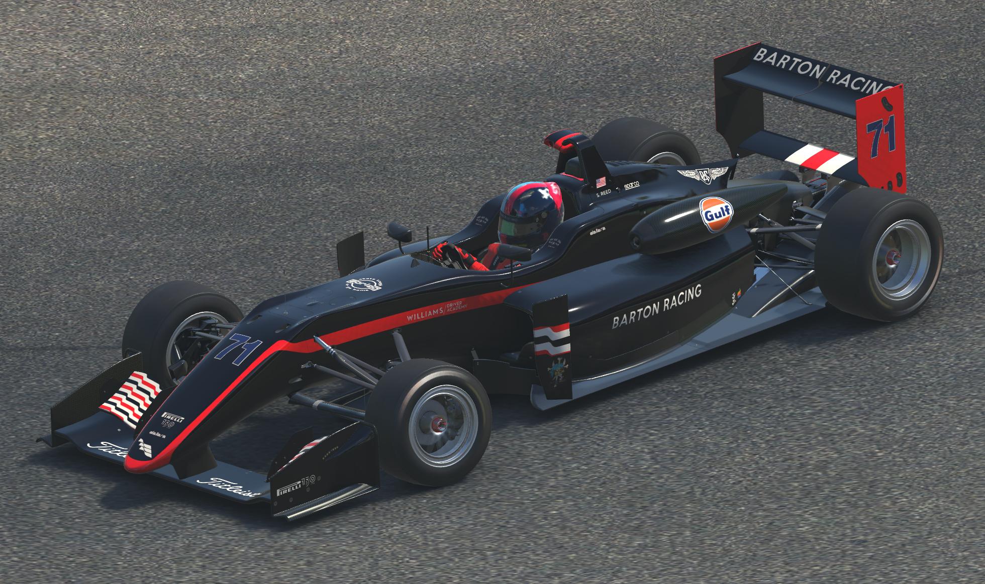 Barton Racing livery (black) by Sean Reed - Trading Paints