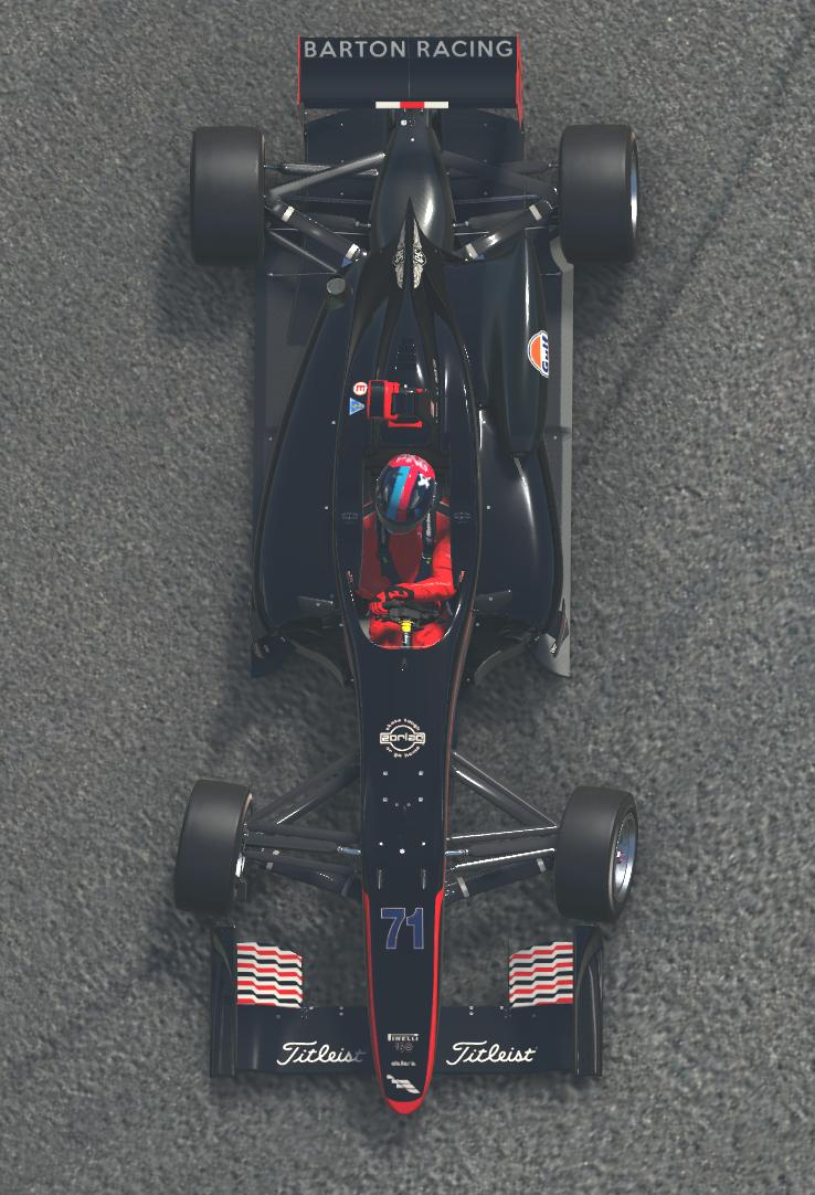 Barton Racing livery (black) by Sean Reed - Trading Paints