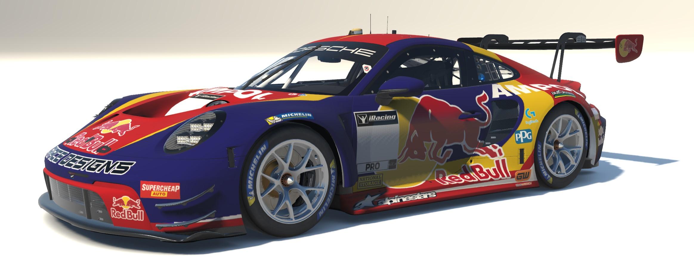 Porsche 992r GT3 Red Bull by Drew Bennedick - Trading Paints