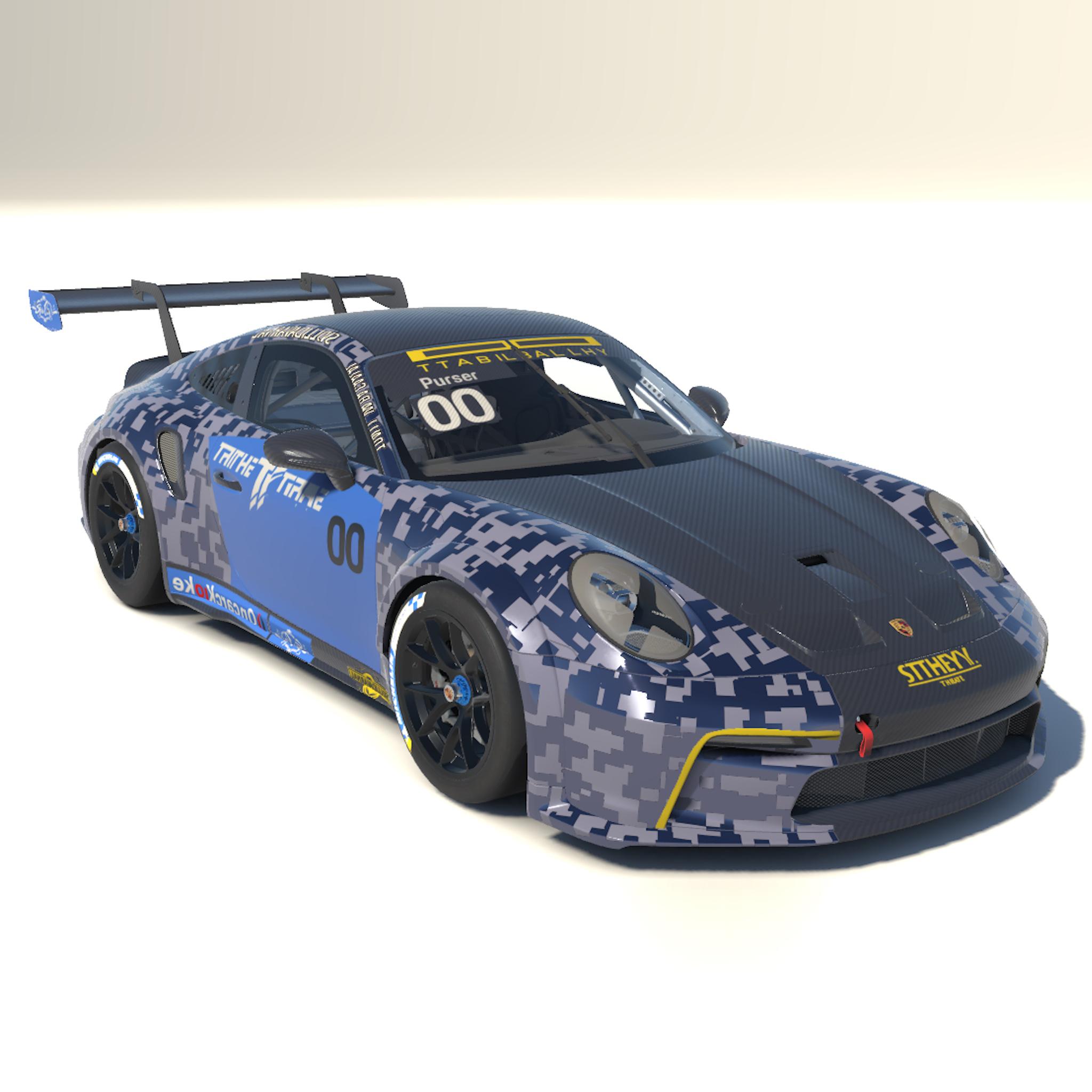 Concept art in blue and metalic grey by Alan Purser - Trading Paints