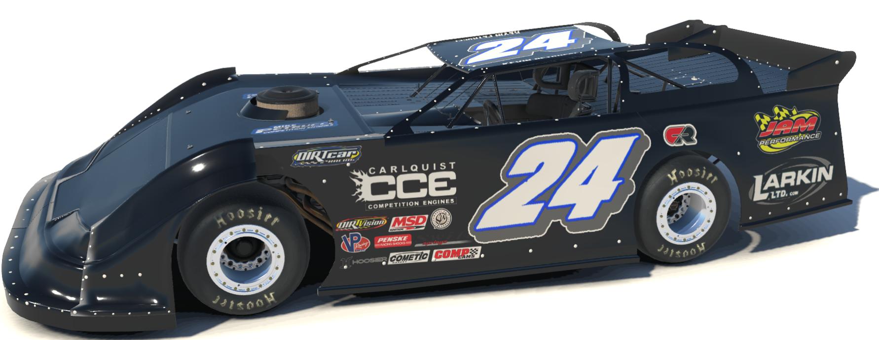 #24 Kevin Petrucci Late Model 2022 by Wesley Strait - Trading Paints