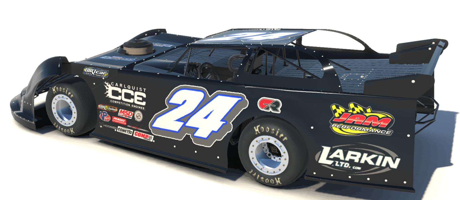 #24 Kevin Petrucci Late Model 2022 by Wesley Strait - Trading Paints