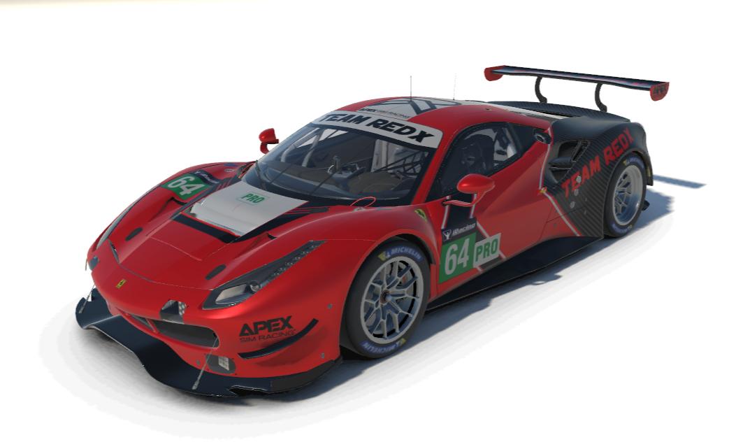 Team RedX - Ferrari GTE by Jonas J. - Trading Paints