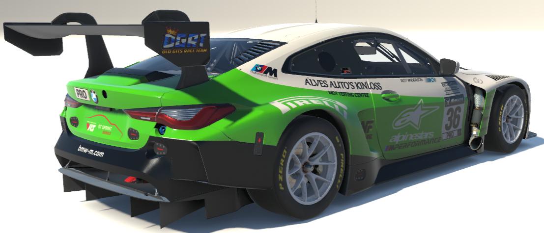 Roy Anderson BMW M4 GT3 by Nigel Foster - Trading Paints