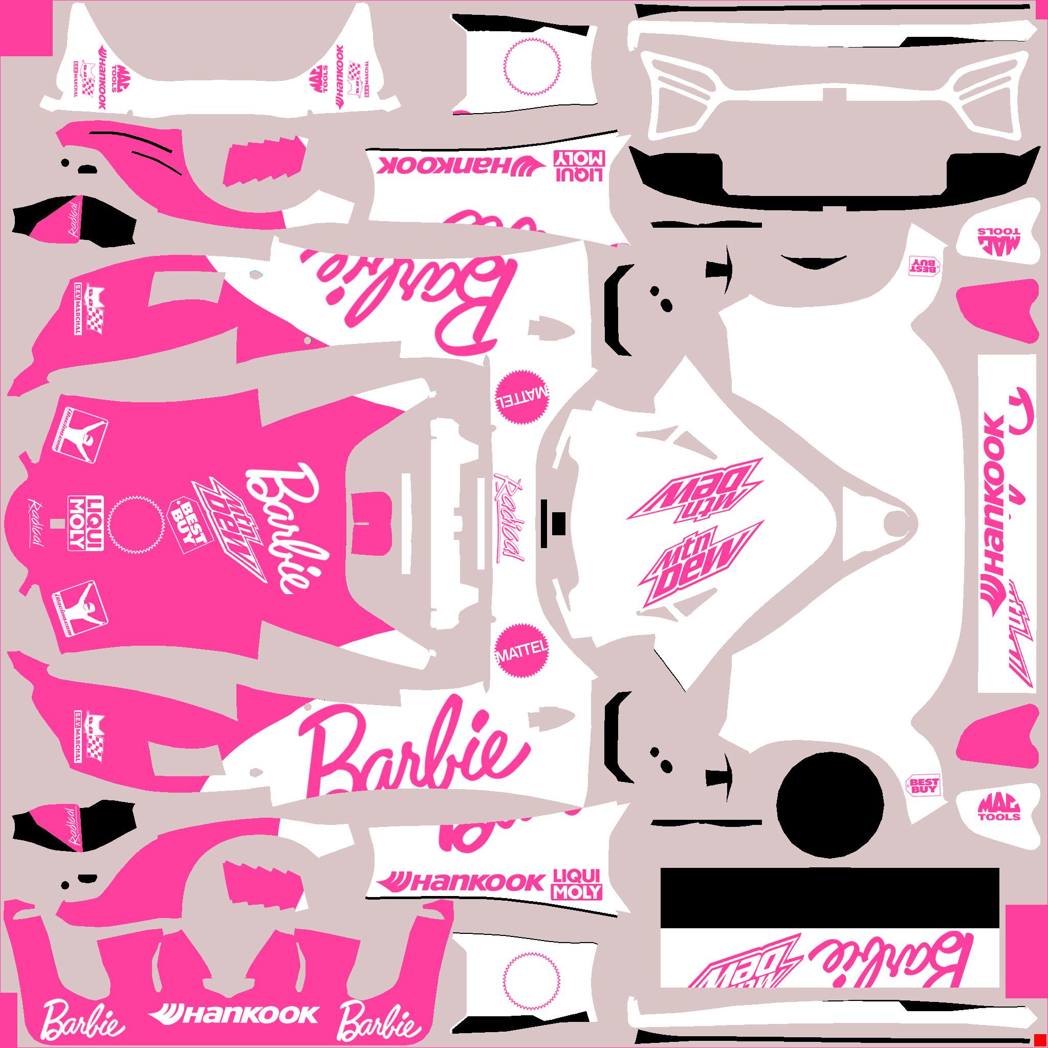 Radical SR10 Barbie by Clyde Coman - Trading Paints