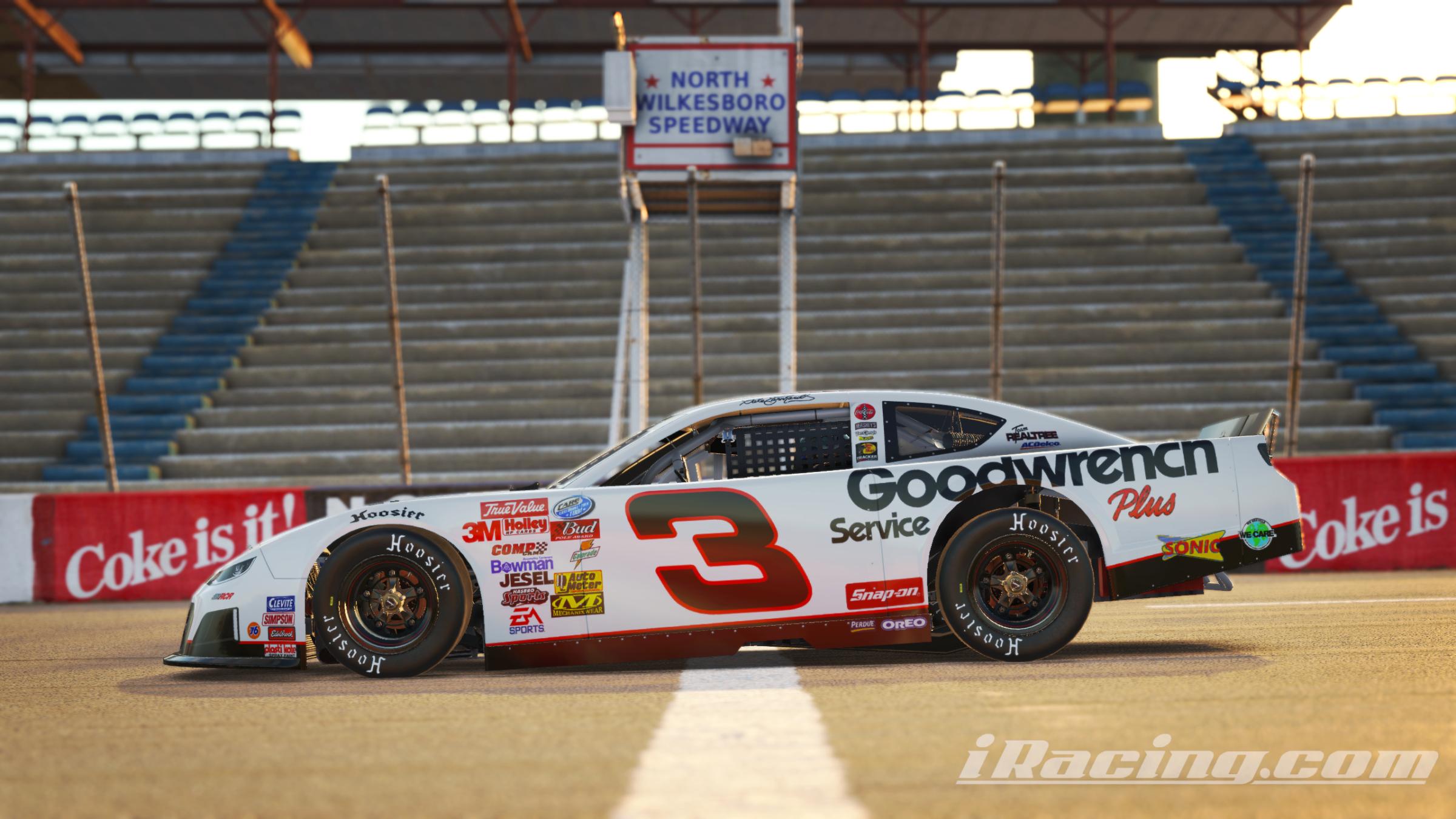 Dale Earnhardts 2001 White Goodwrench Chevy - Sim-stamped by Nicholas G ...