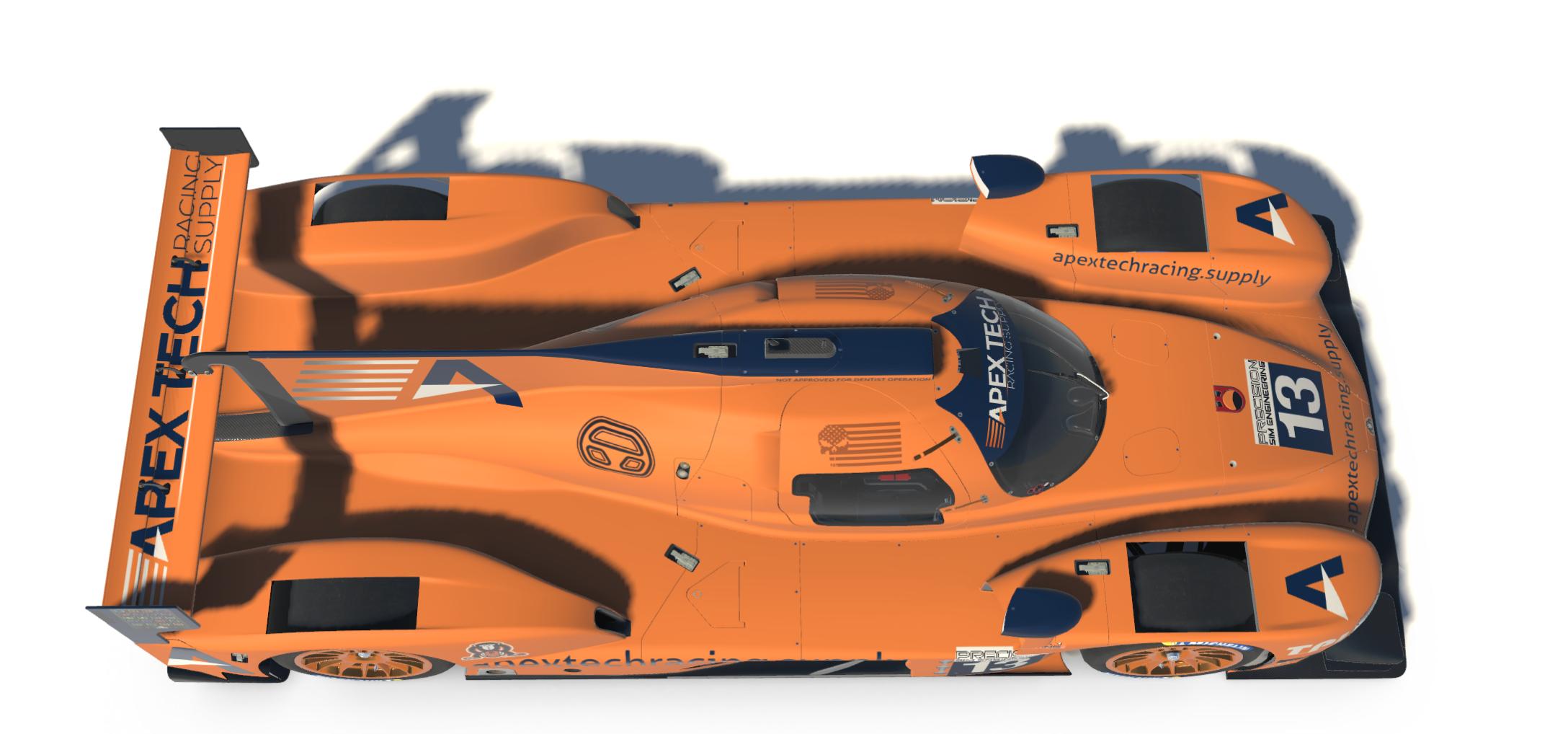 Apex Tech Racing Supply LMP2 by EJ Feulner - Trading Paints