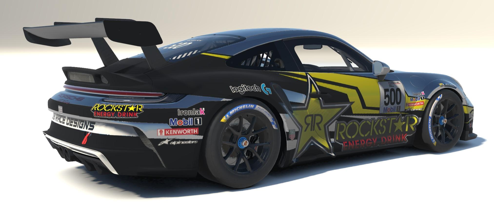 Porsche 992 Cup Rockstar DB Racing by Drew Bennedick - Trading Paints