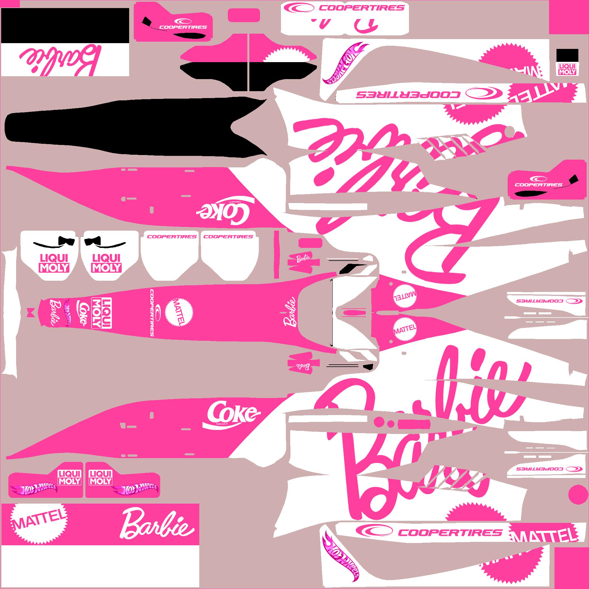 Indy Pro PM18 Barbie by Clyde Coman - Trading Paints