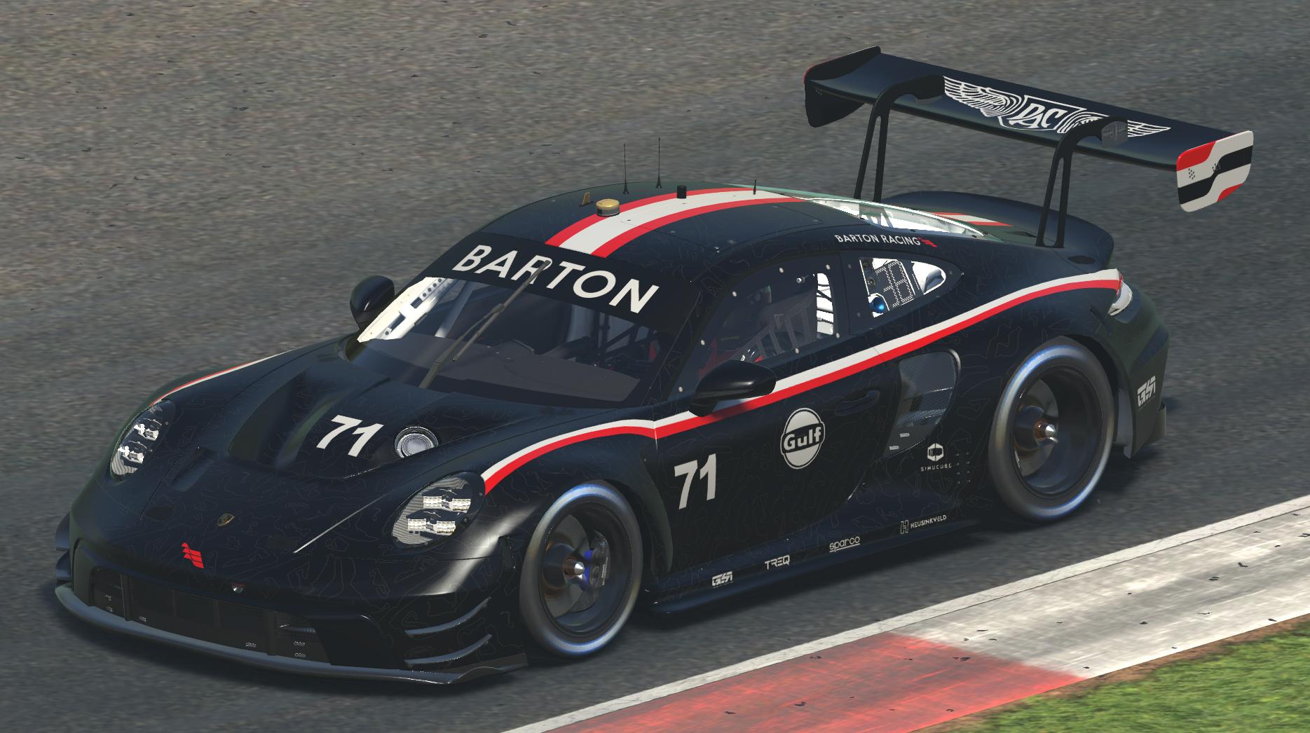 Barton Racing livery - black by Sean Reed - Trading Paints