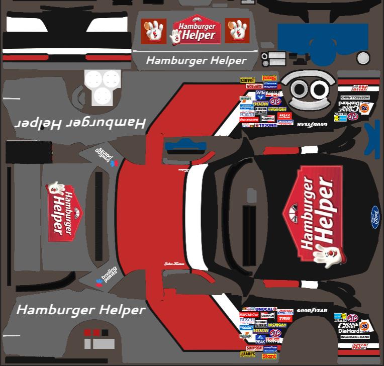 1987 Hamburger Helper Paint by John Kierce - Trading Paints