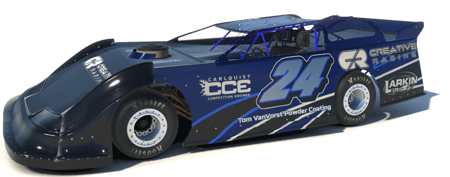 #24 Kevin Petrucci Late Model 2023 - Chome by Wesley Strait - Trading ...