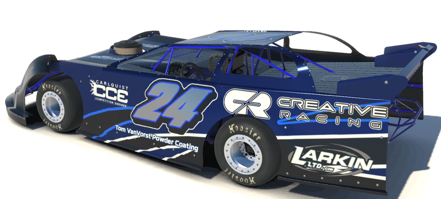 #24 Kevin Petrucci Late Model 2023 - Chome by Wesley Strait - Trading ...