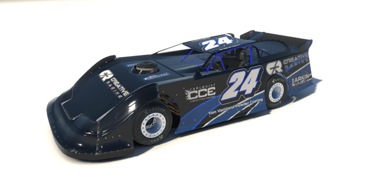 #24 Kevin Petrucci Late Model Fictional Reverse Scheme 2023 by Wesley ...