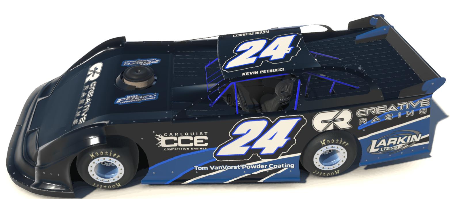 #24 Kevin Petrucci Late Model Fictional Reverse Scheme 2023 - No Number ...