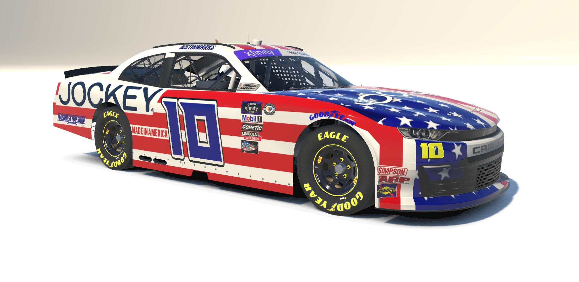 Jockey Made In America #10 Justin Marks by Nate H. - Trading Paints