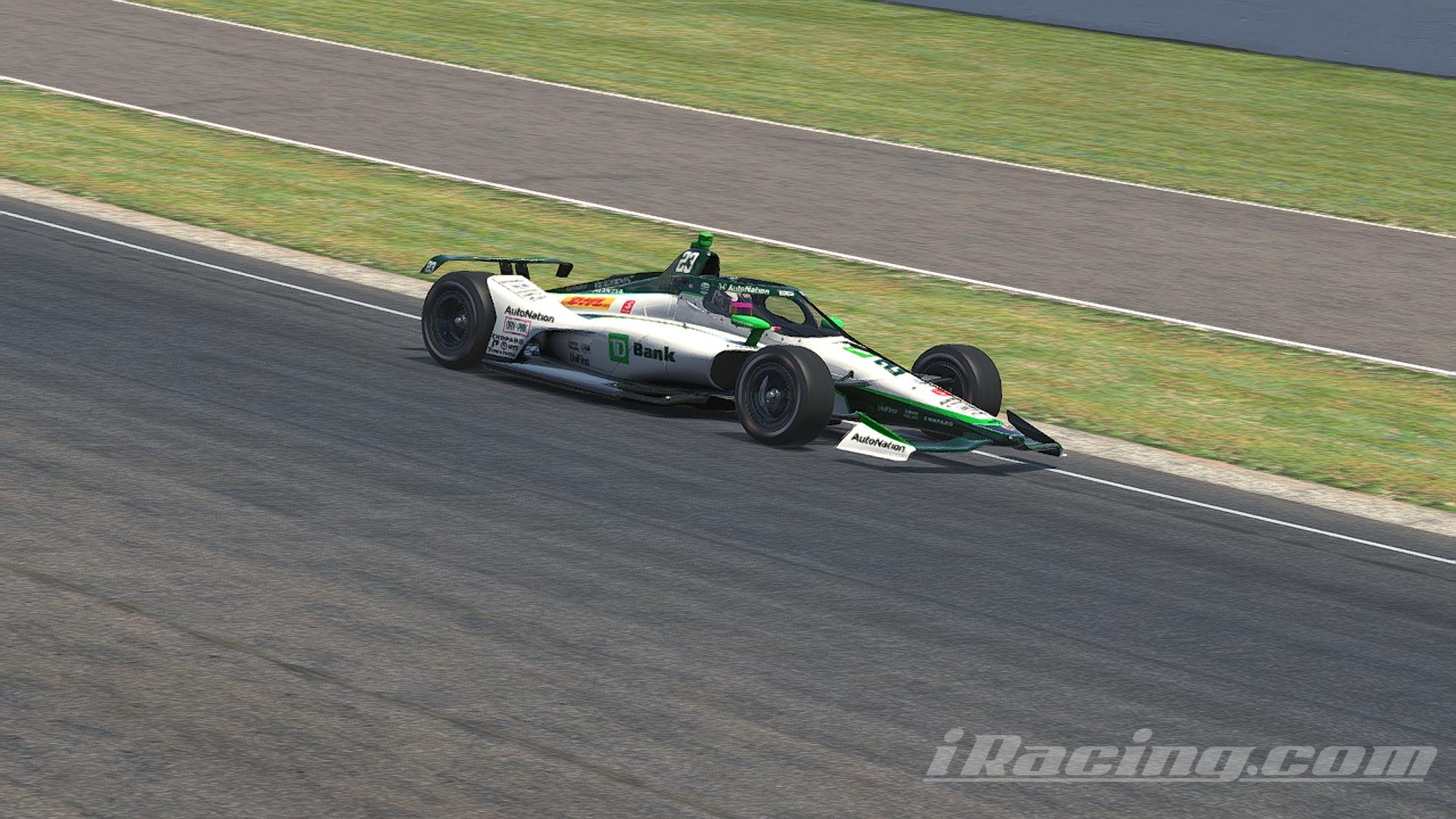 2023 Andretti #23 TD Bank Concept Dallara IR18 with Custom Number by ...
