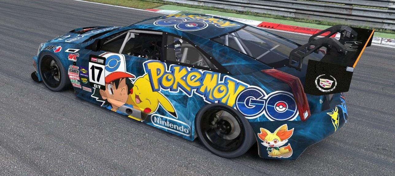 Cadillac CTS VR PokemonGO Racing Team. by Phill Routledge - Trading Paints