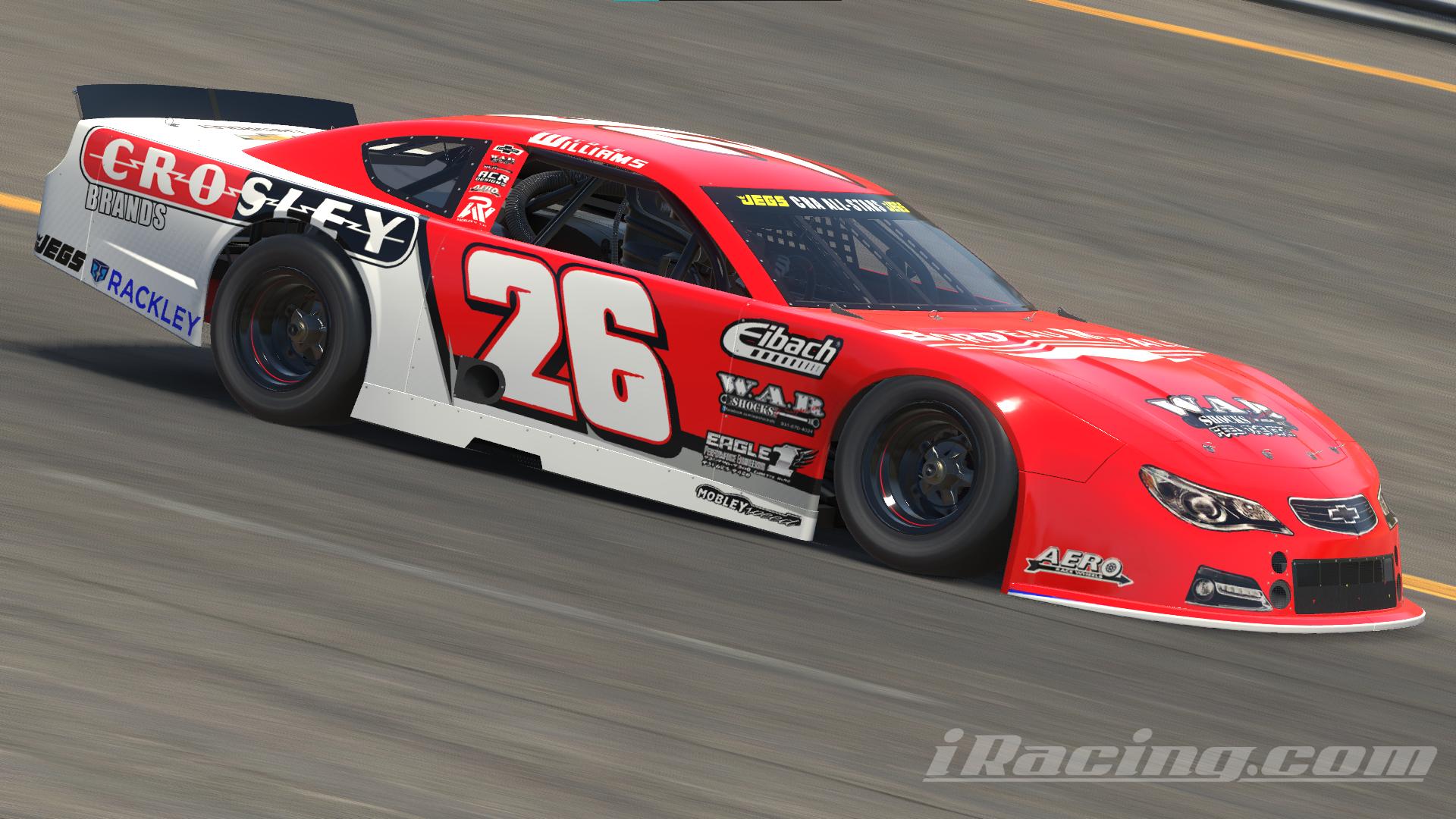 Cole Williams Crosley Rackley War Late Model (Custom #) by Austin Cook3 ...