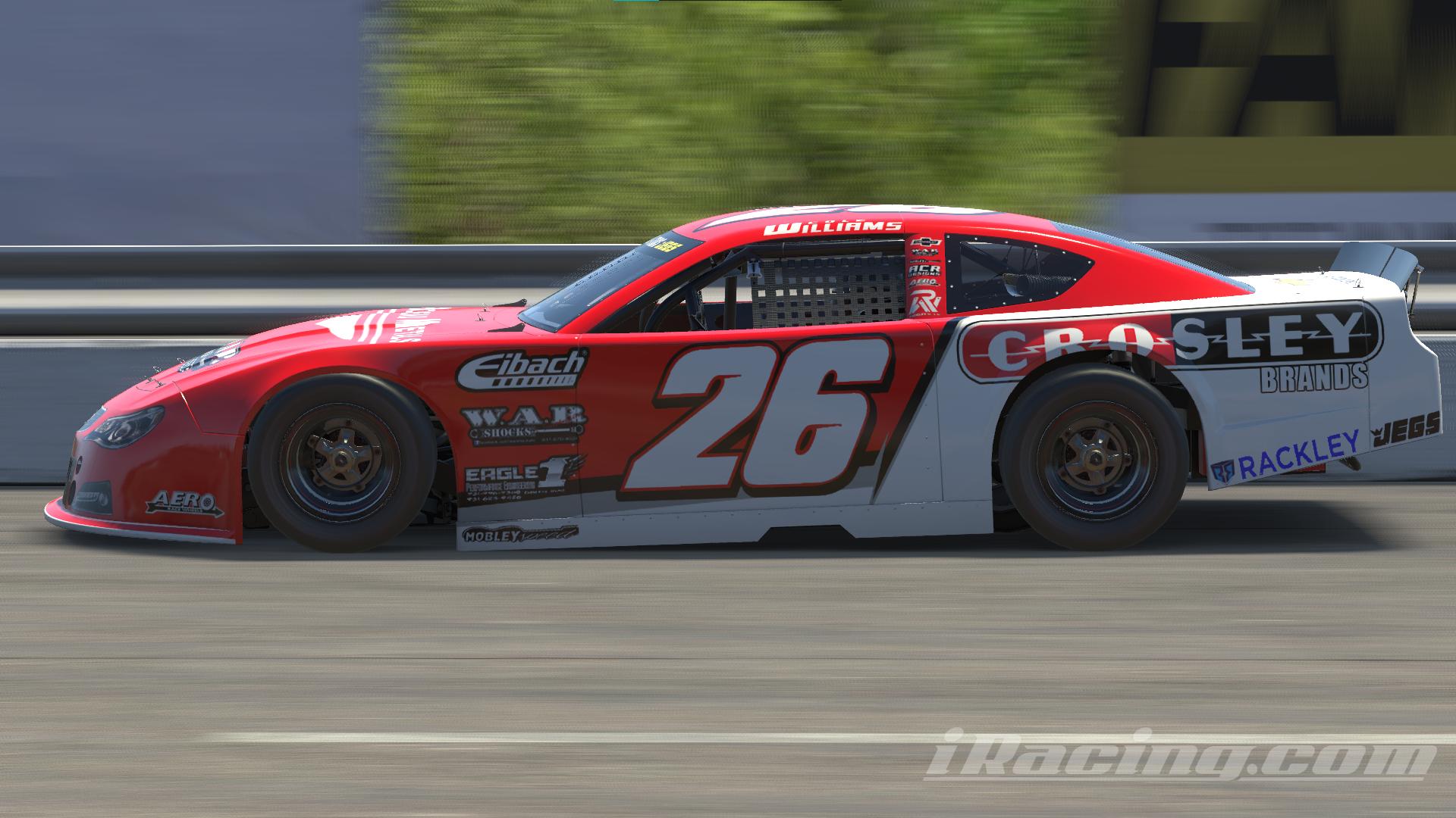 Cole Williams Crosley Rackley War Late Model (Custom #) by Austin Cook3 ...